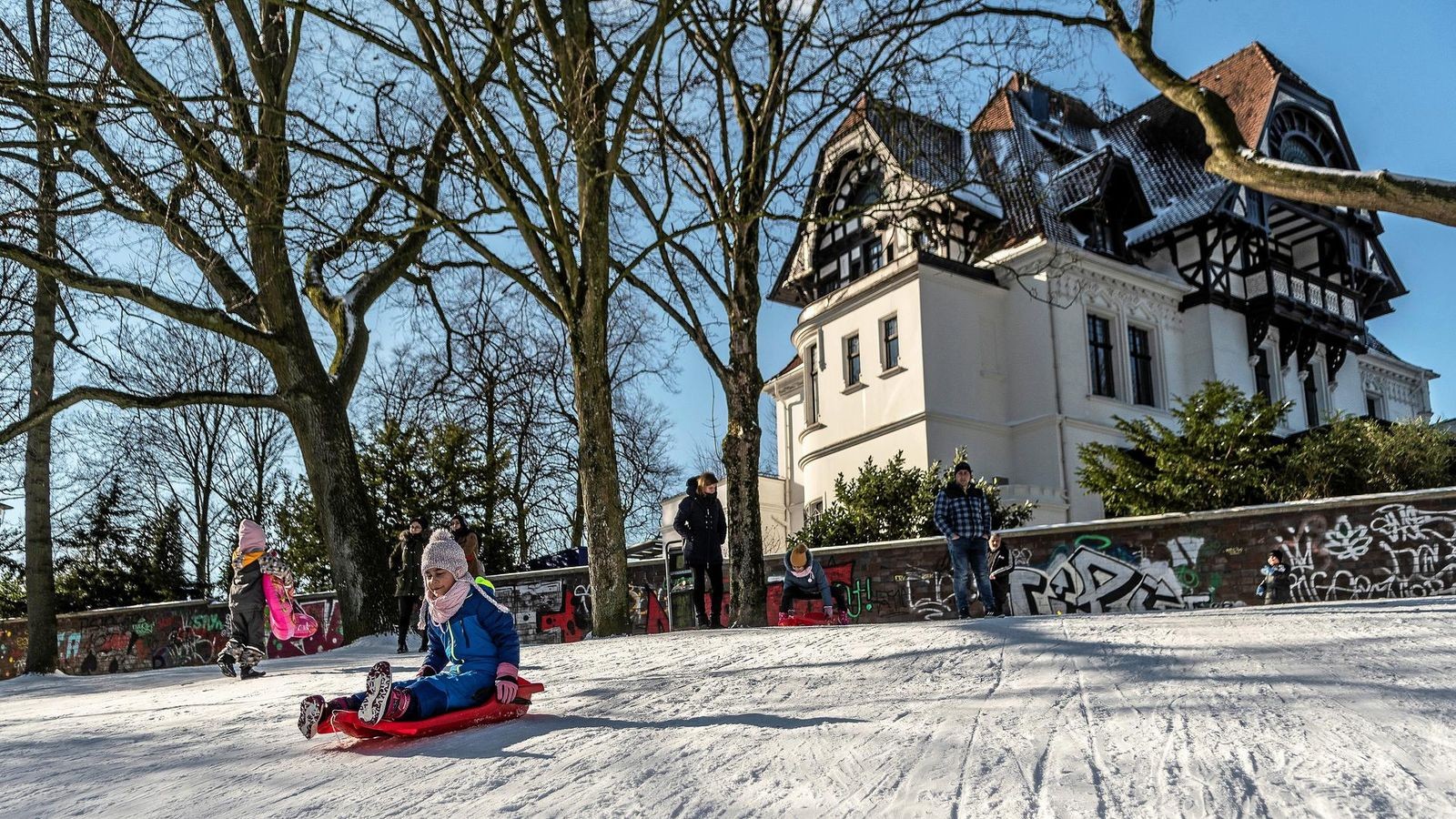 Winter in Bottrop von seiner schönsten Seite