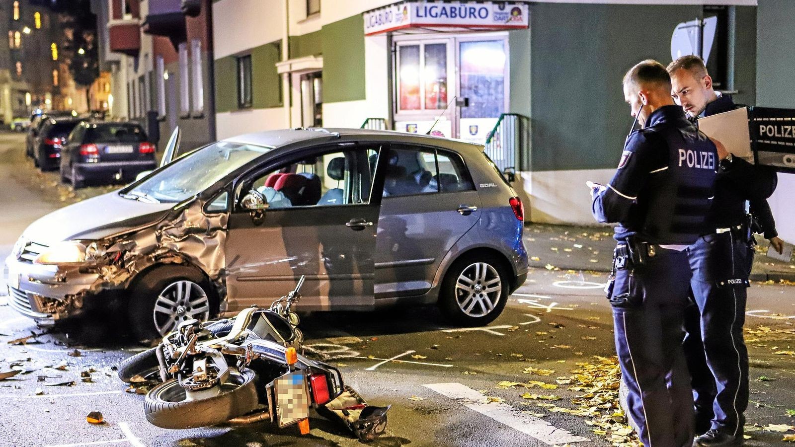 Unfall in Hagen: Motorradfahrer lebensgefährlich verletzt