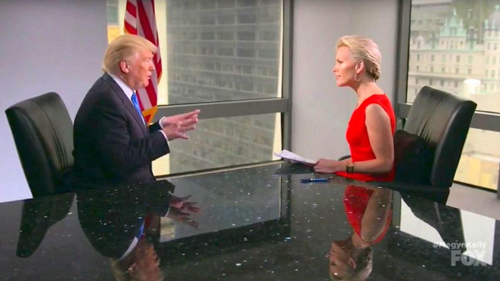 Donald Trump und Fox-Moderatorin Megyn Kelly haben sich jetzt lieb