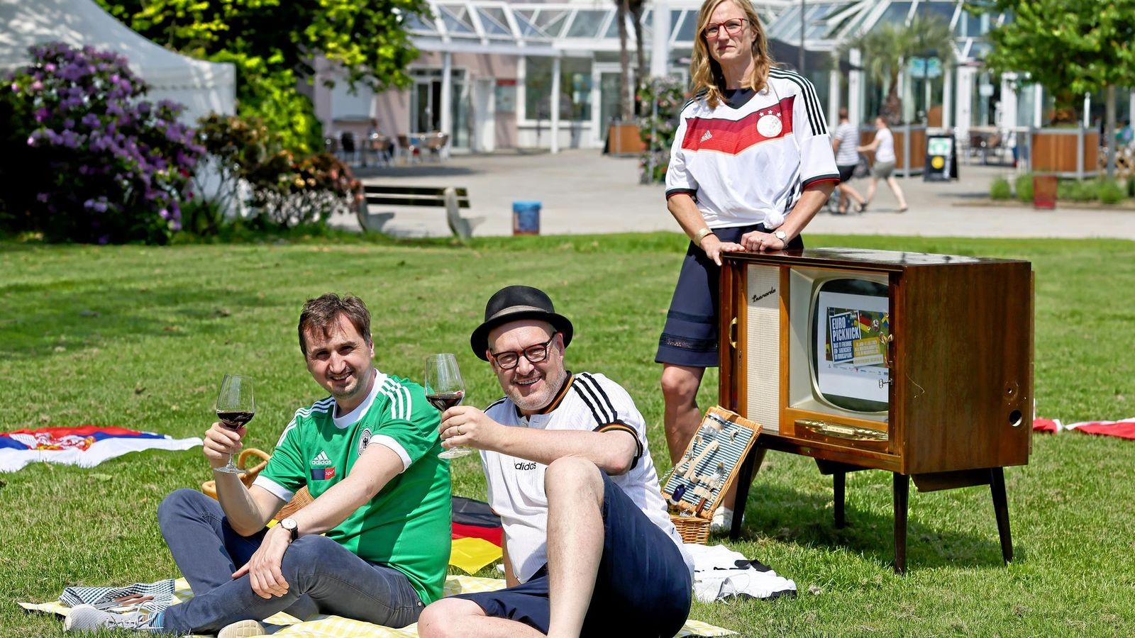 EM im Essener Grugapark: Das etwas andere Public Viewing