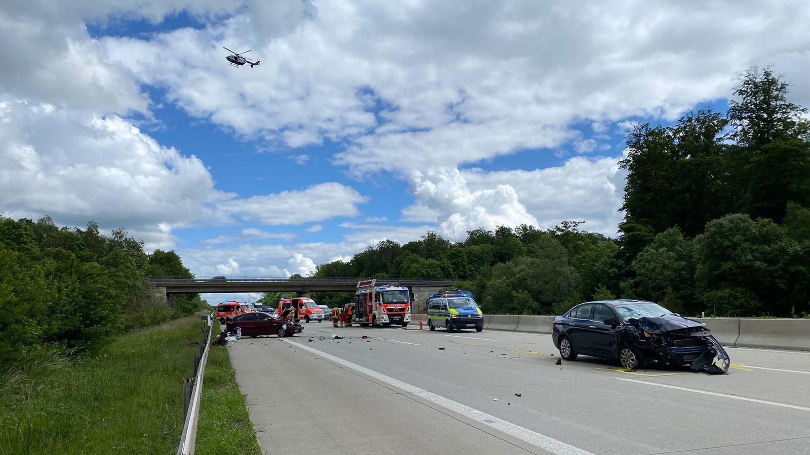 Erfurt: Schlimmer Autounfall auf der A4 – Ukrainisches Mädchen (6) stirbt