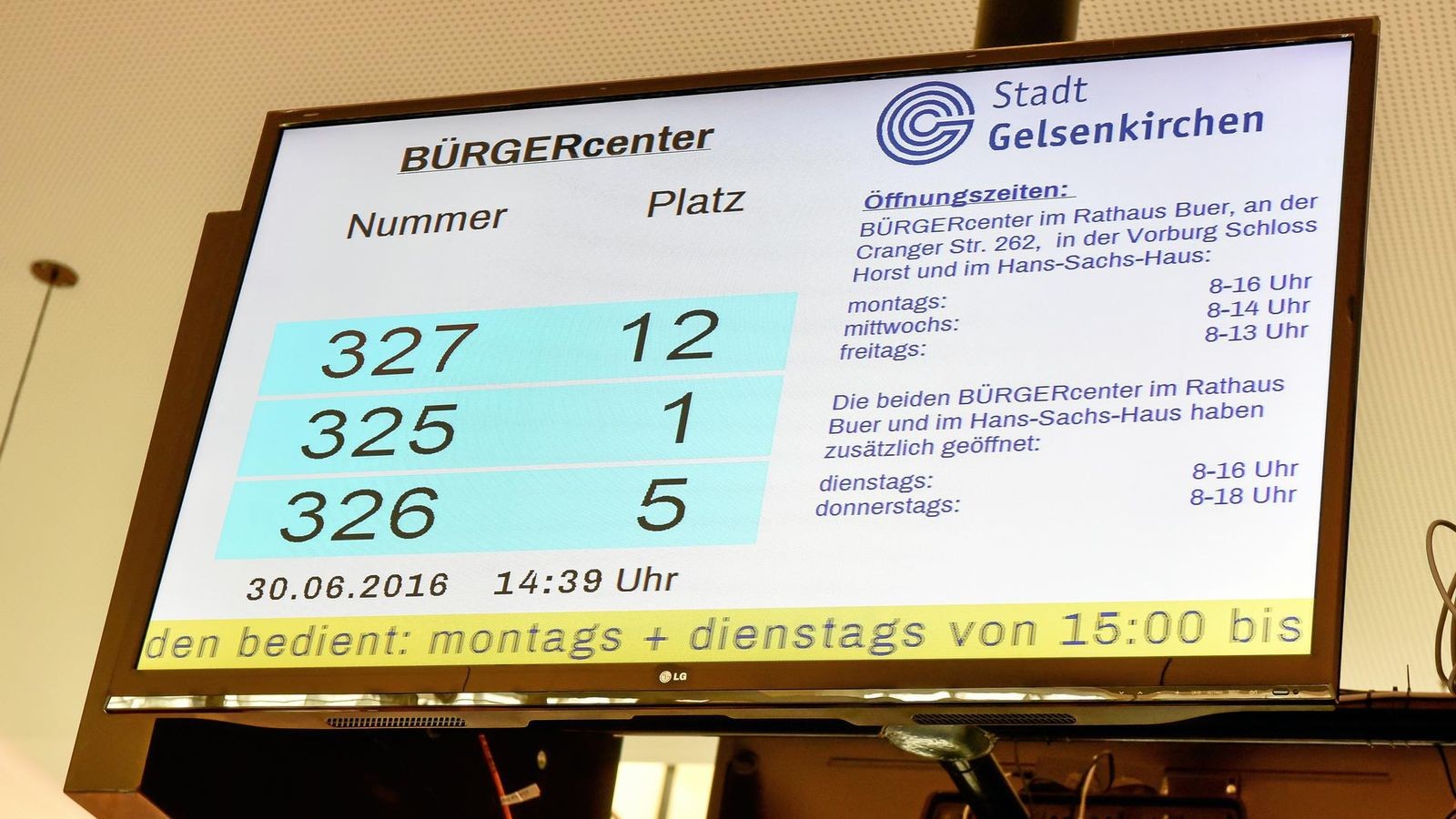 Versammlung: Gelsenkirchener Dienststellen schließen früher