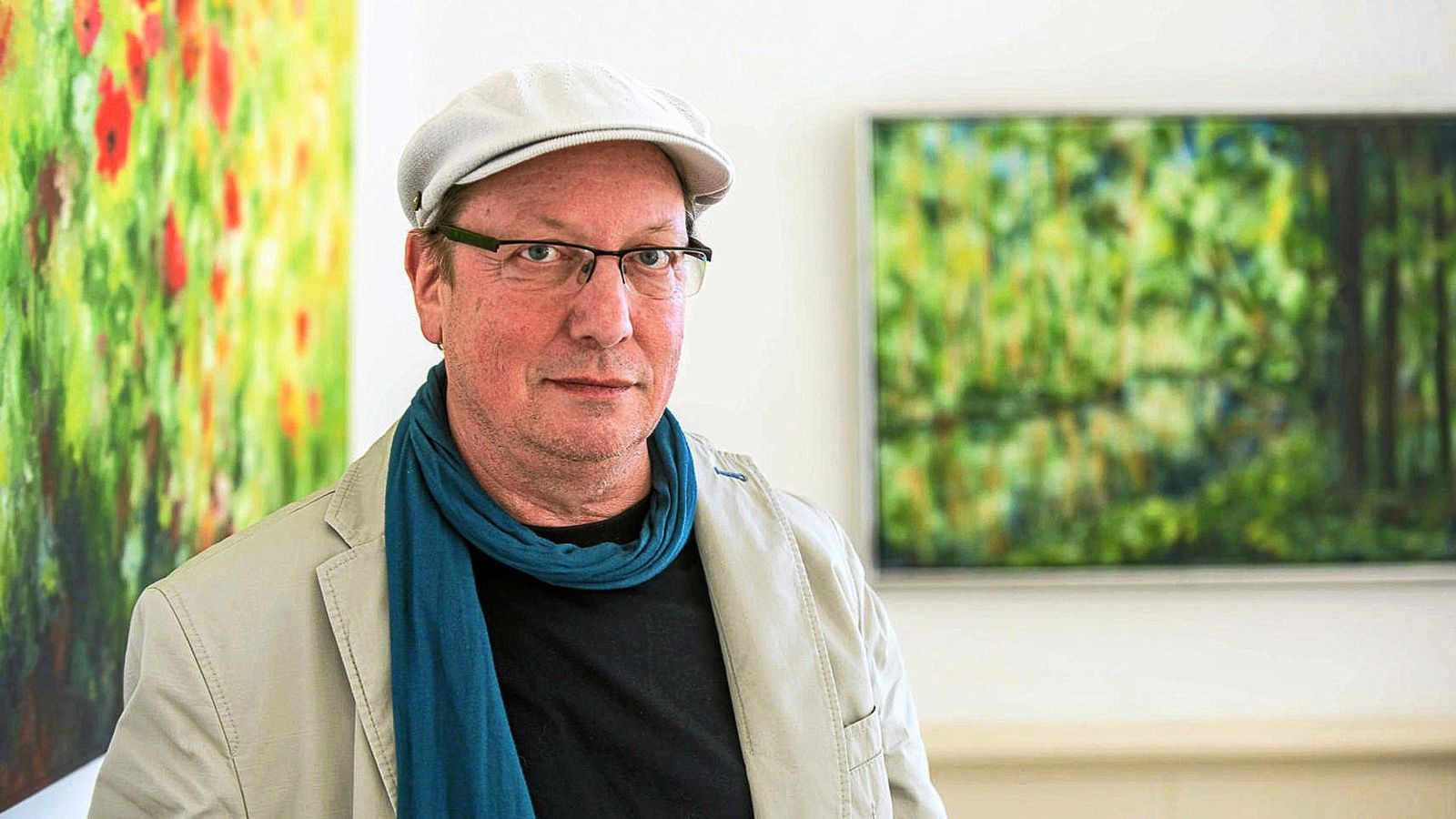 Michael Dyroff ehrt im Hofatelier Niedergrunstedt seine Mutter