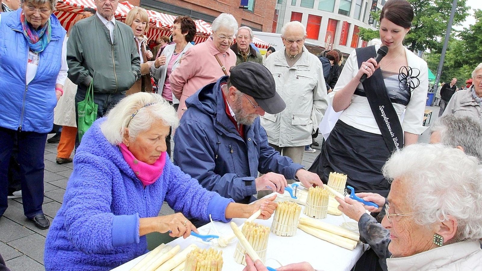 Der Spargel und das Fest waren ein Genuss