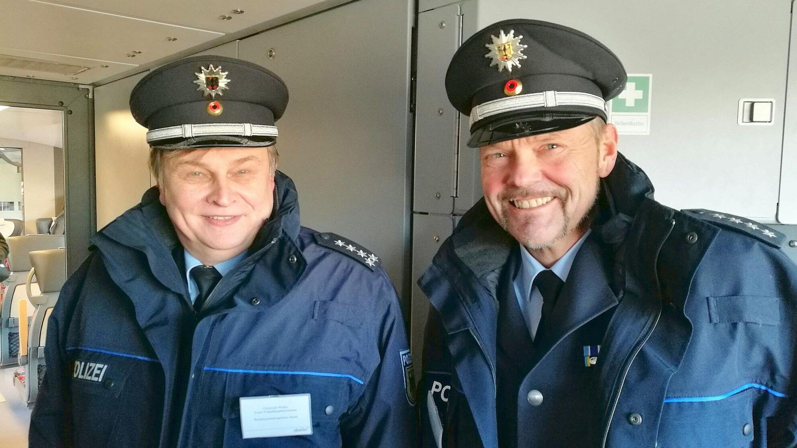 Die Bundespolizei findet den neuen Abellio-Zug klasse