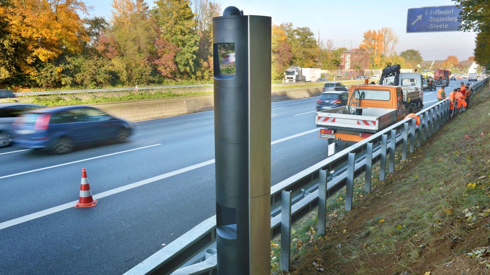 Laser-Blitzer an der A40 in Essen-Kray seit Montagmorgen scharf