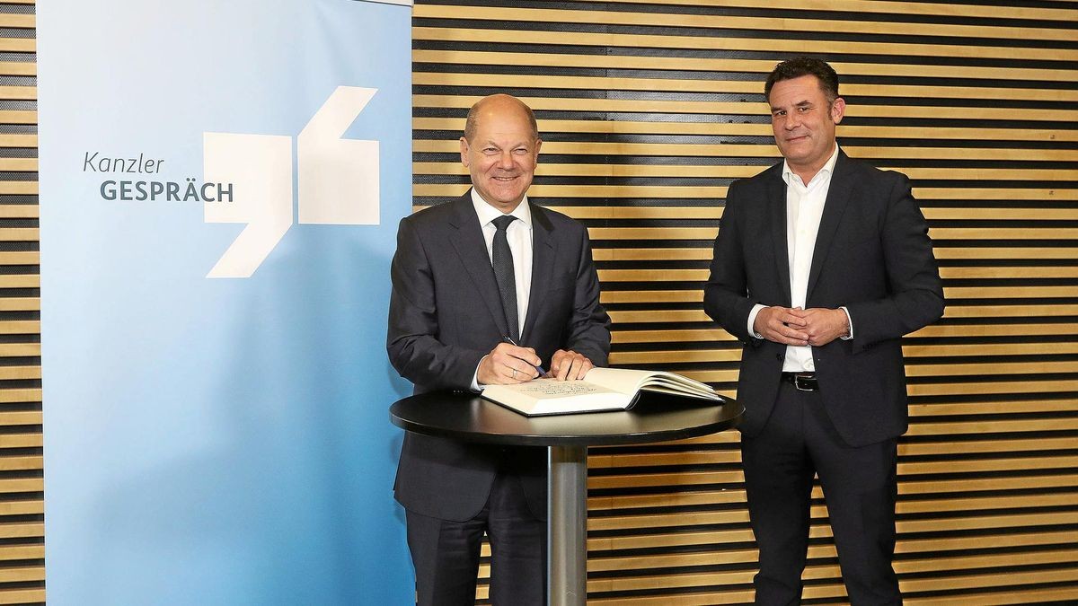 Kanzlergespräch: Olaf Scholz gibt Gifhornern 90 Minuten