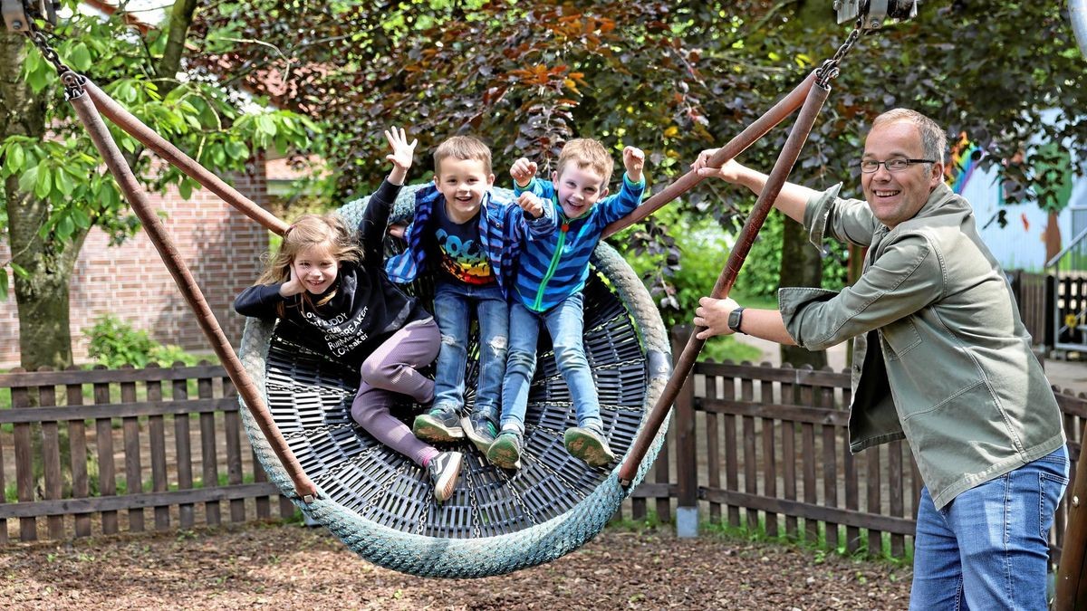 Vom Maurer zum Kita-Erzieher: Dennis Reddmann ist ein „Exot“