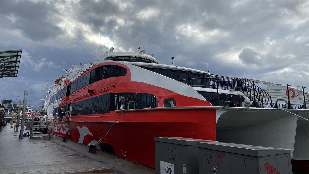 Nordsee: Zu hohe Welle vor Helgoland – Halunder Jet bleibt in Hamburg