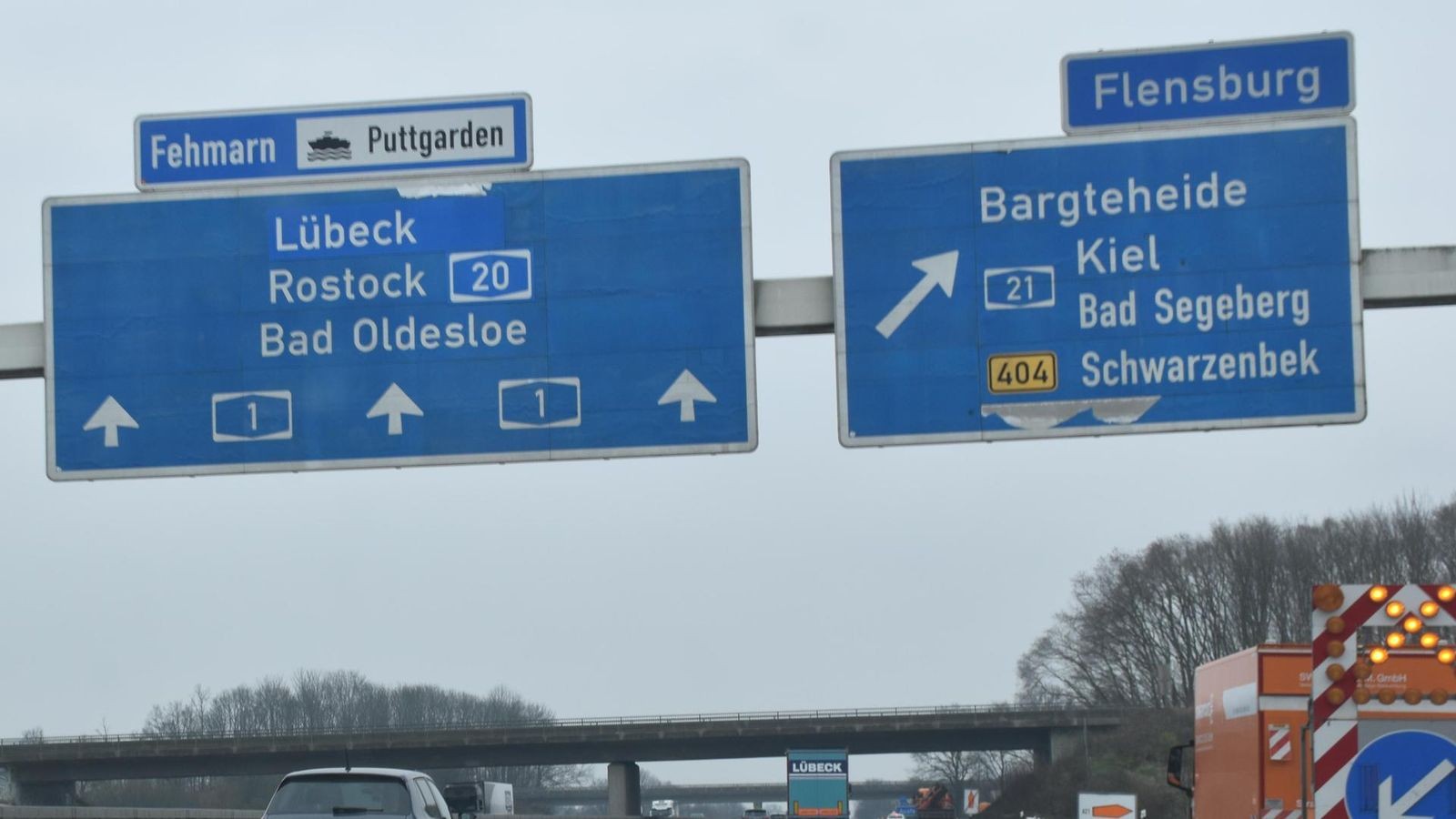 Baustelle: A1 zur Ostsee wird heute für vier Stunden in beiden Richtungen voll gesperrt
