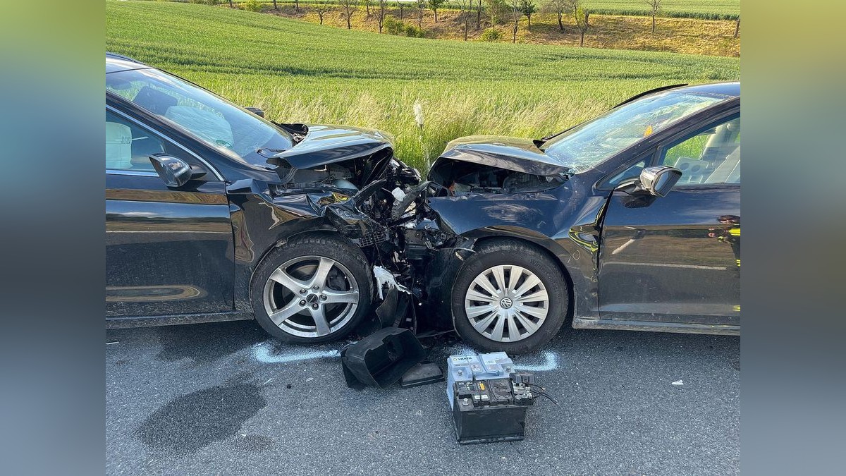 Fahrzeuge prallen frontal ineinander: Zwei Schwerverletzte bei Unfall im Kyffhäuserkreis
