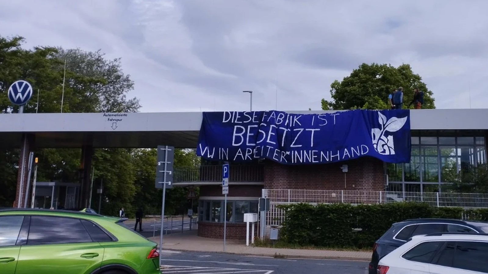 Protest rund um VW-Versammlung – Bilder der Aktionen