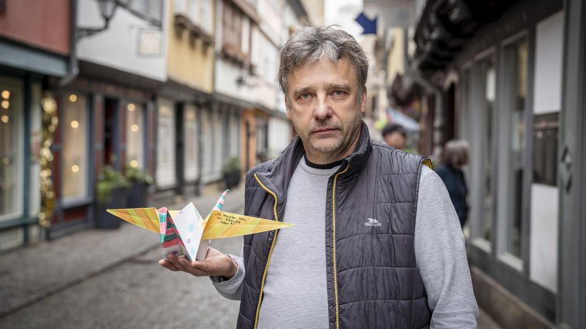 Erfurter Krämerbrückenfest: 4000 gefaltete Botschafter des Friedens