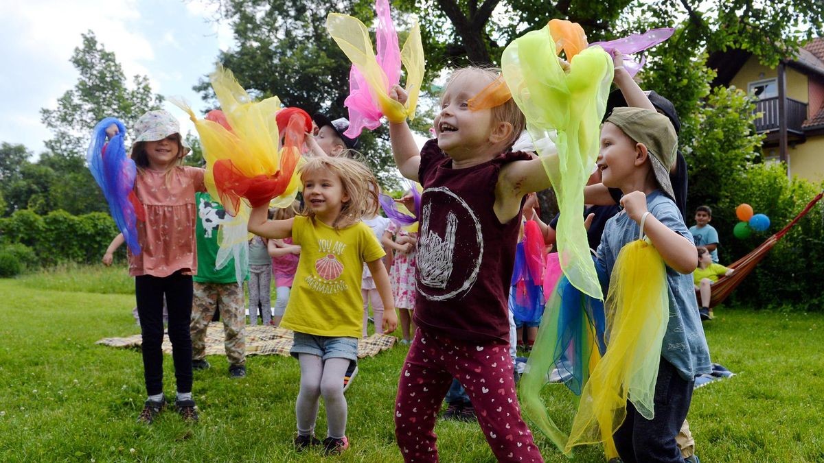 Sommerfest bei der Geraer Kita „Tinzer Spatzen“
