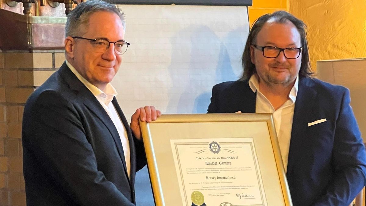 Neuer Präsident im Rotary Club Arnstadt