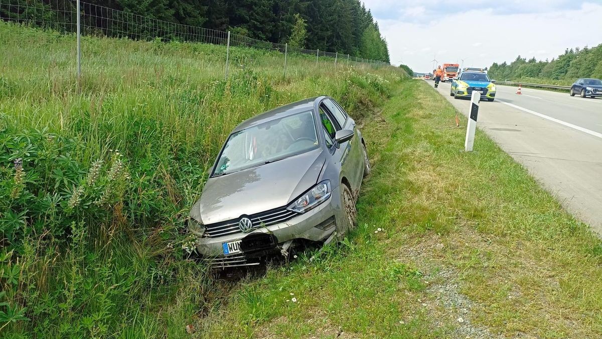 Saale-Orla-Kreis: Golf-Fahrer bei Unfall auf der Autobahn A9 verletzt
