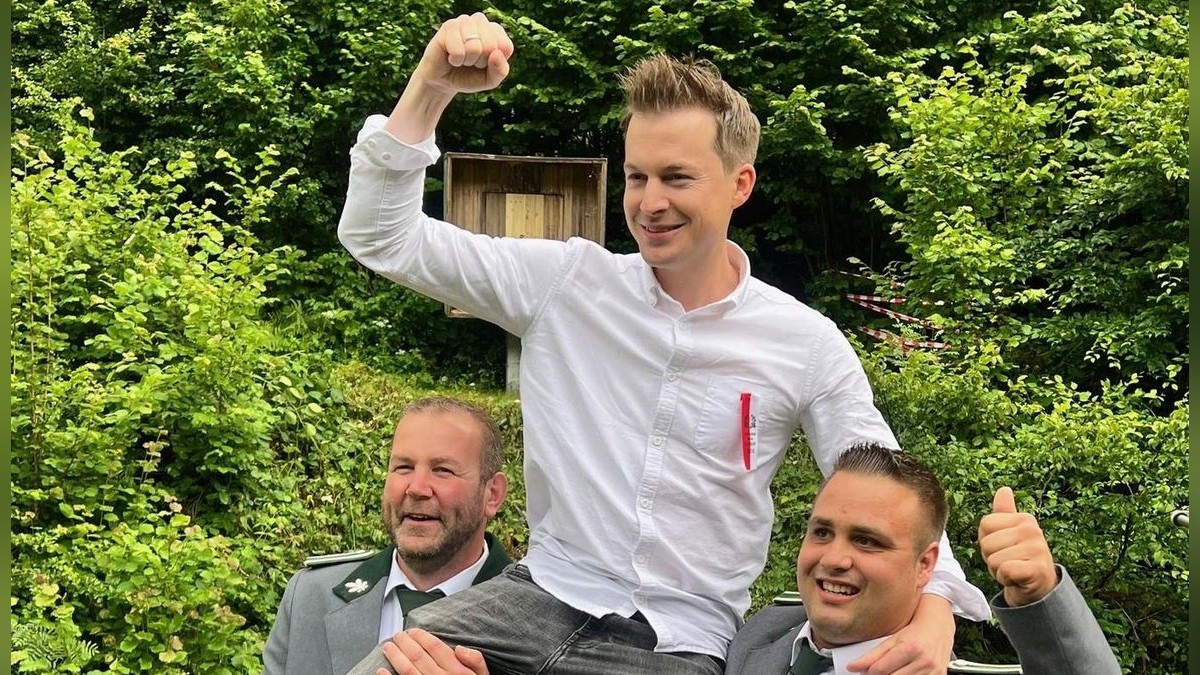 So feiert der neue Schützenkönig von Latrop