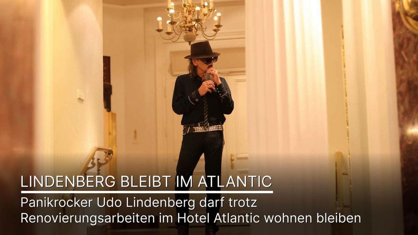 Keine Panik: Udo Lindenberg bleibt im Hotel Atlantic