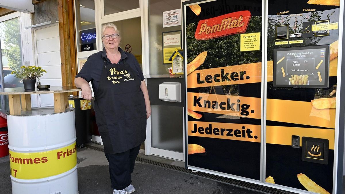 Pommes-Automat in Braunschweig: Heiße Fritten in 35 Sekunden