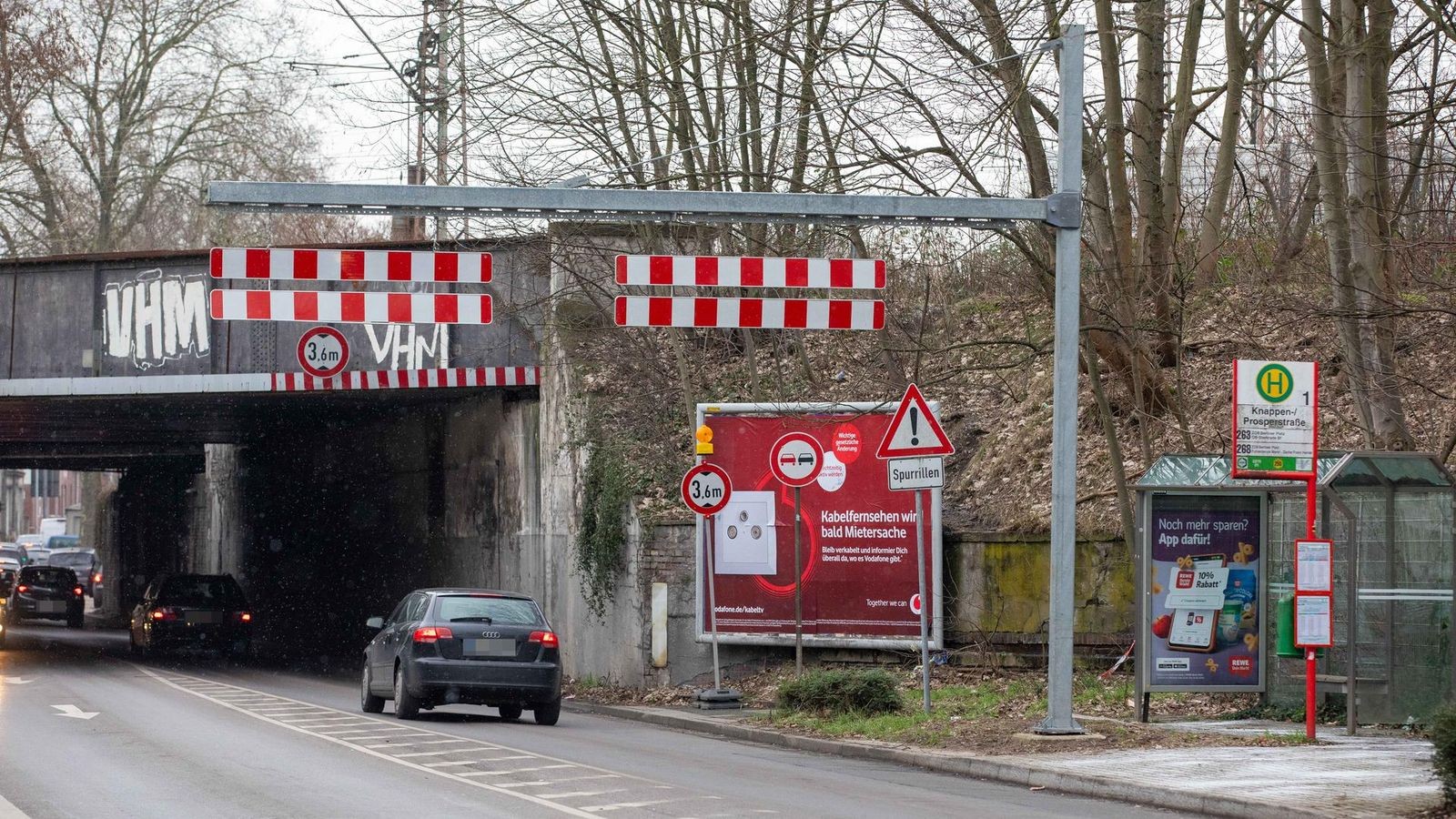 Prosperstraße in Bottrop: Die Brücke wird wieder gesperrt