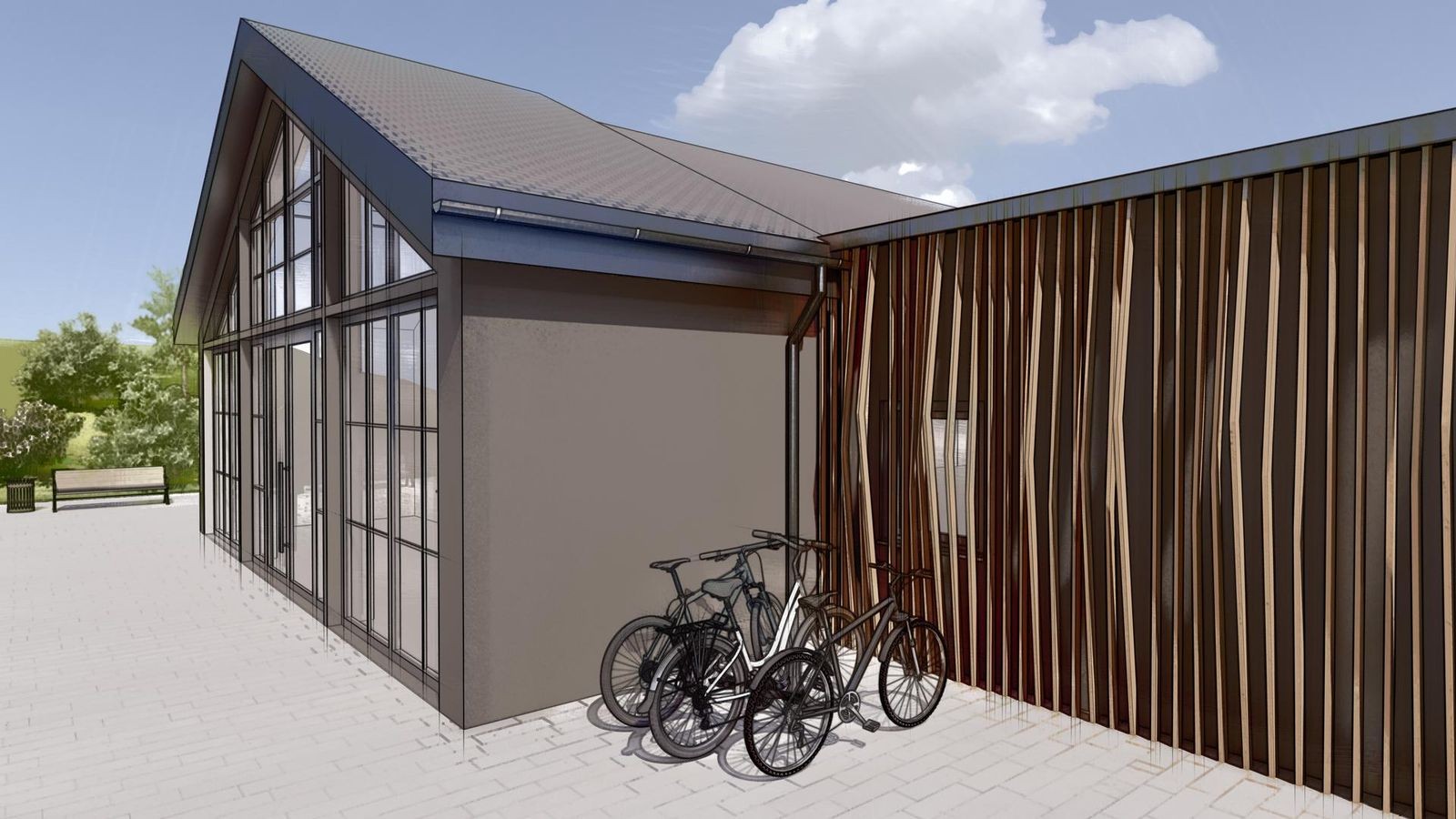 Modern und chic: Neue Schützenhalle Albaum wird ein Hingucker