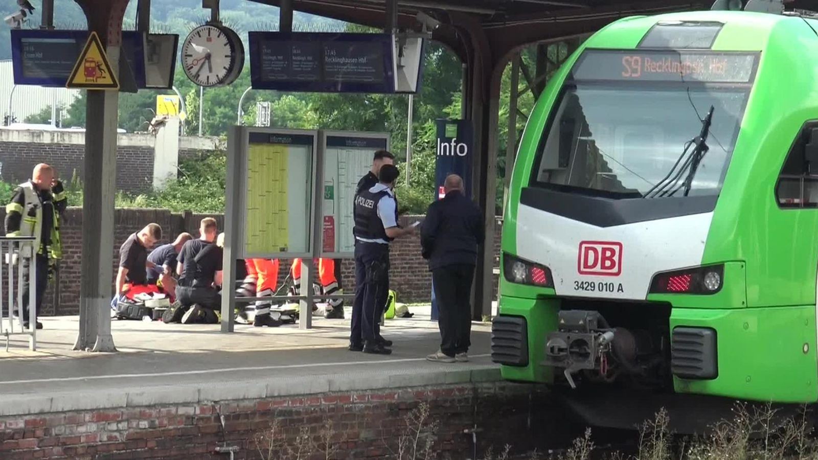 Schwerer Unfall am Hagener Hauptbahnhof