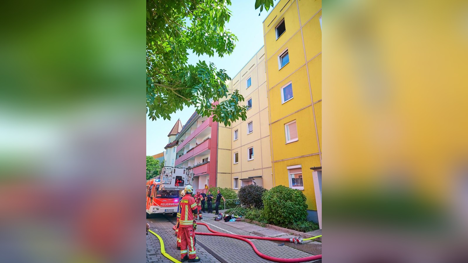 Brand in Gotha: Schneller Einsatz verhindert Schlimmeres
