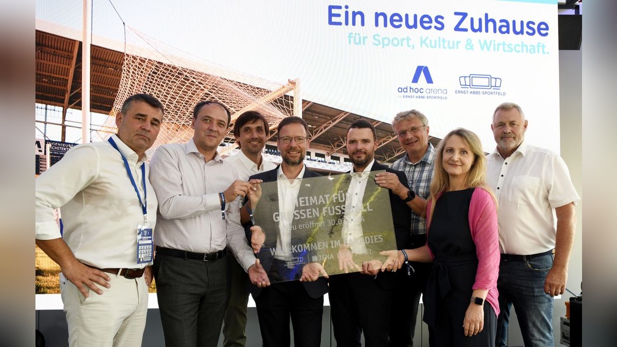 Fußballarena in Jena eingeweiht: „Ein Projekt für Generationen“