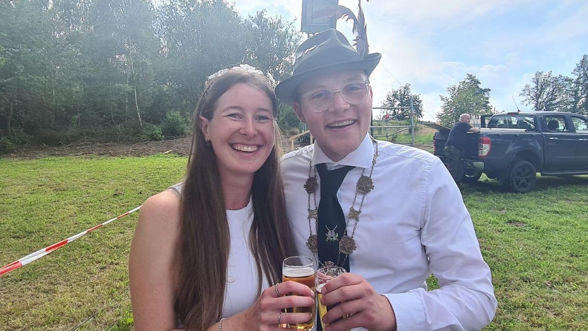 Felix Reck und Anna Wiemann regieren Schützen in Mellen