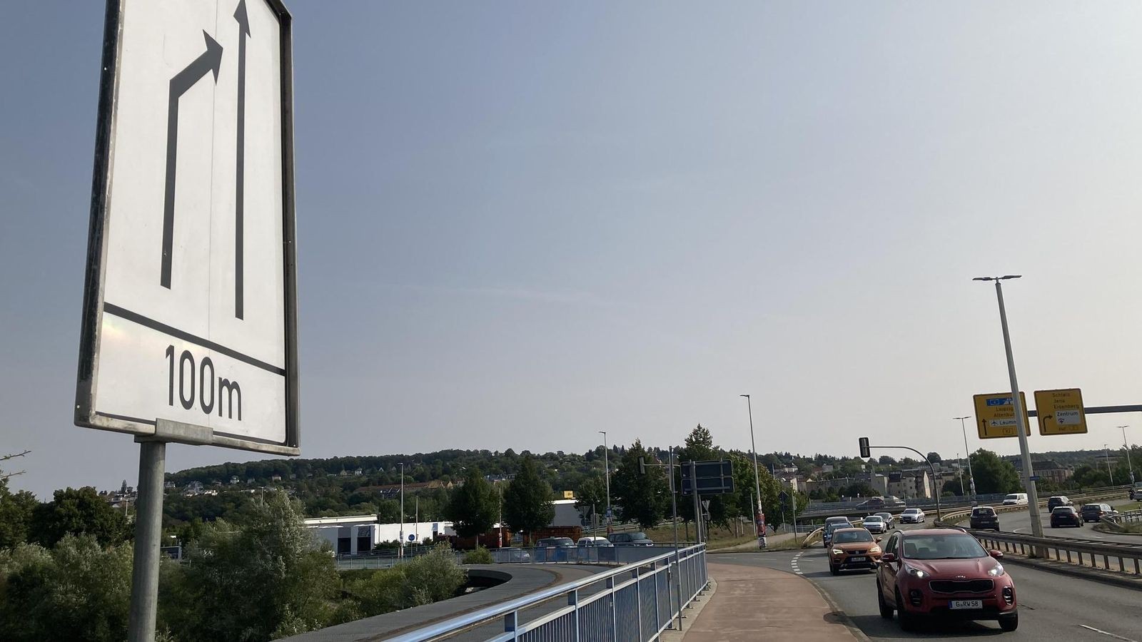 Tempo 30 auf der B 92: Auf der Vogtlandstraße in Gera wird es ernst ab Montag (mit Karte)