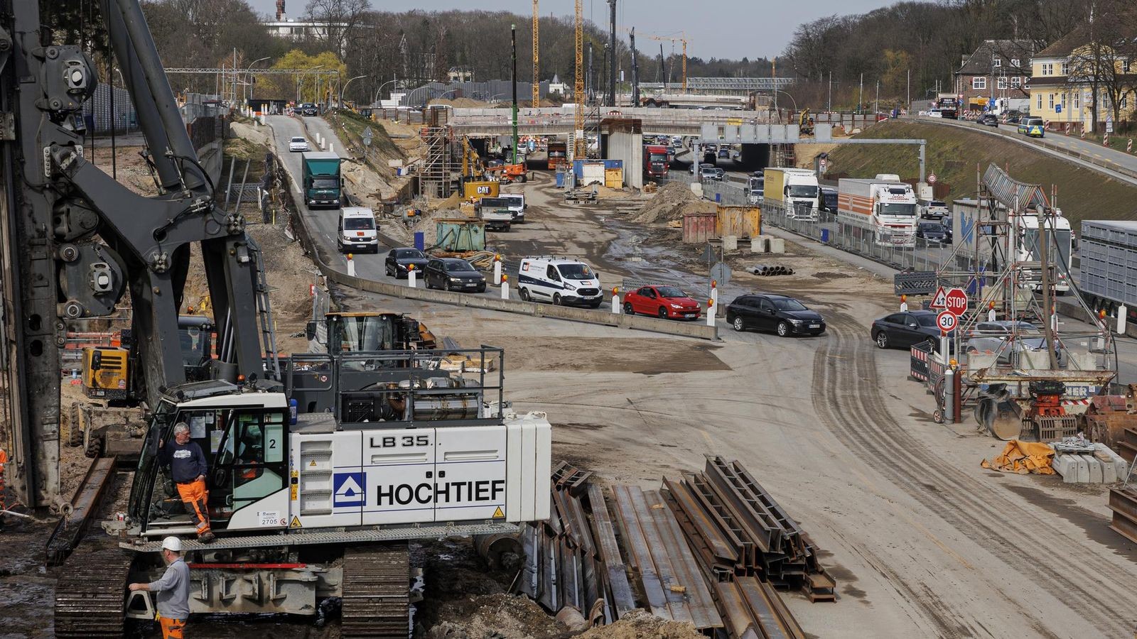 Verkehr Hamburg: Das sind die großen Autobahnbaustellen – der Überblick