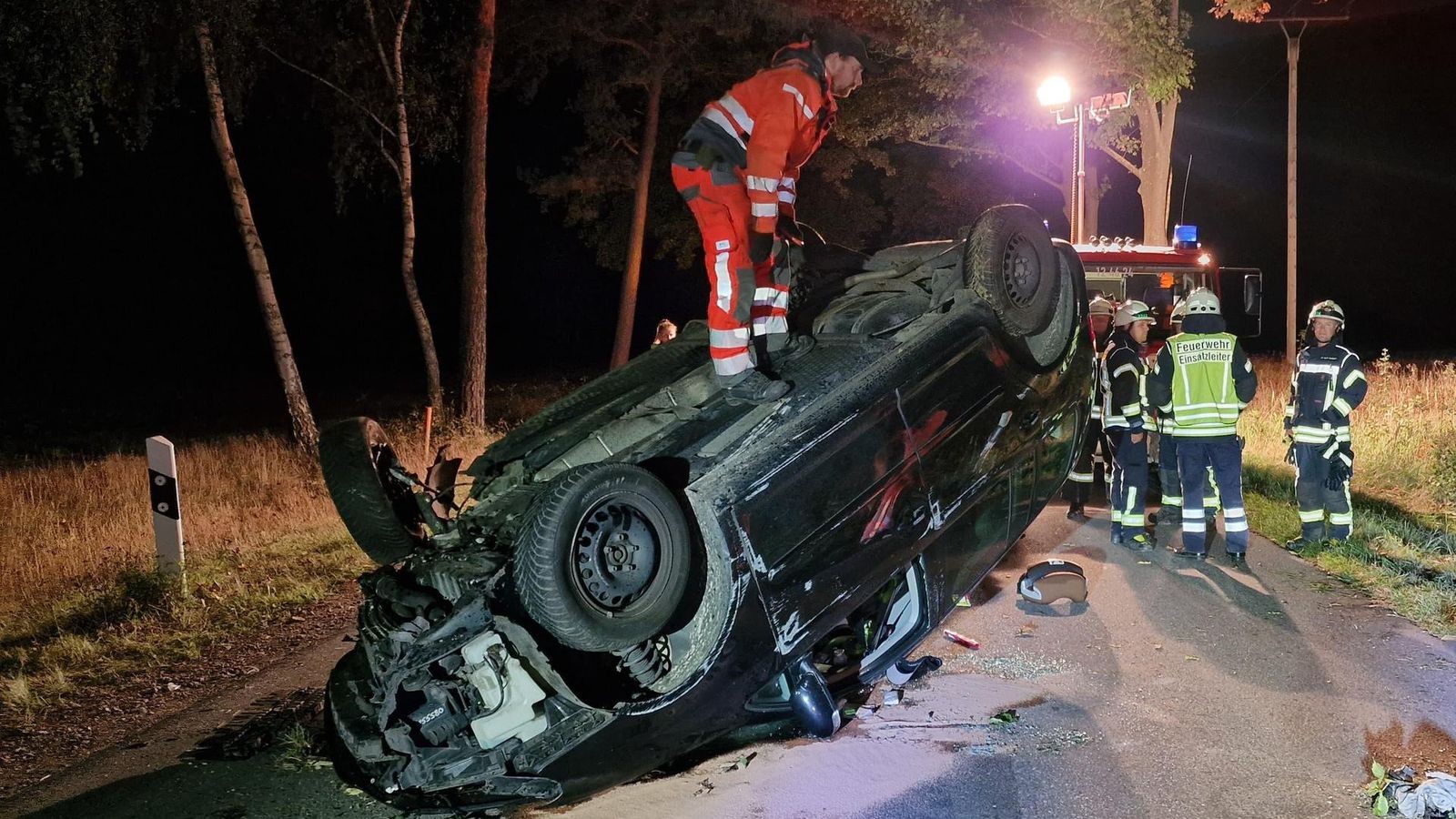 Polizei Gifhorn: Familie mit Baby bei Autounfall schwer verletzt