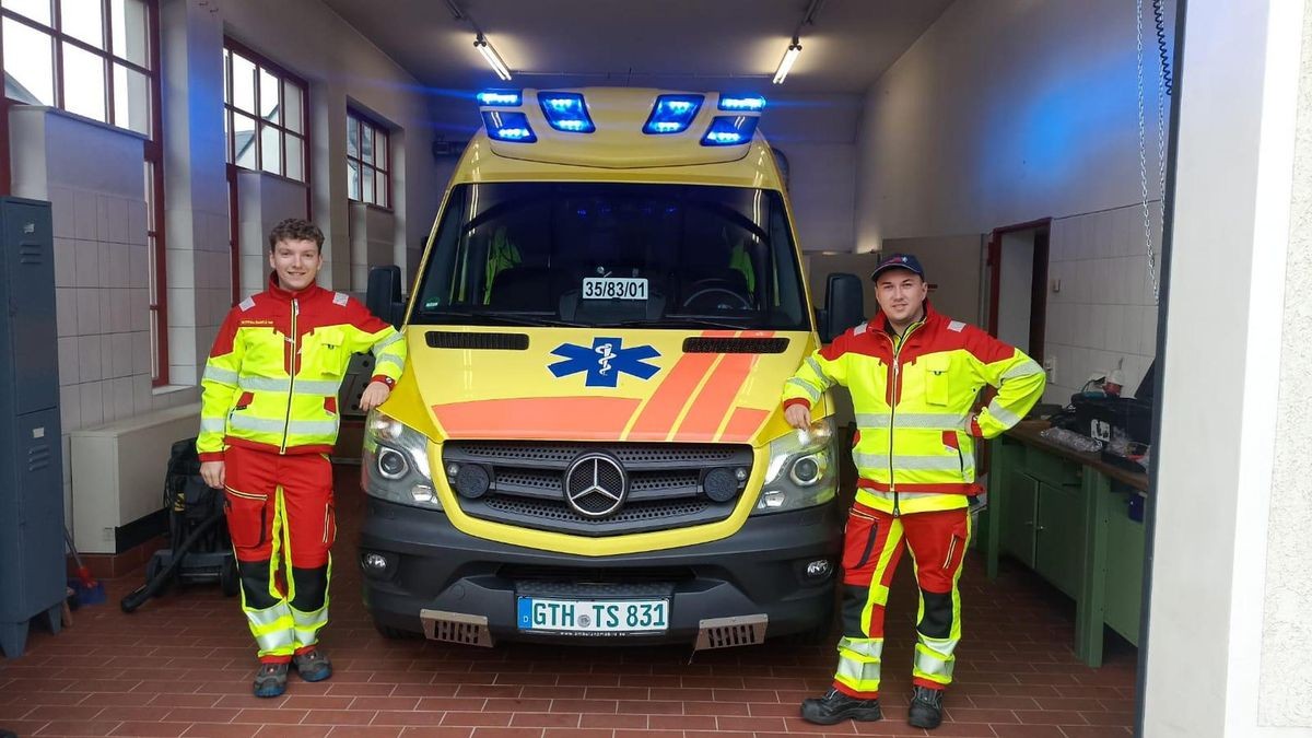 Rettungswagen in Oschitzer Feuerwehrgerätehaus stationiert