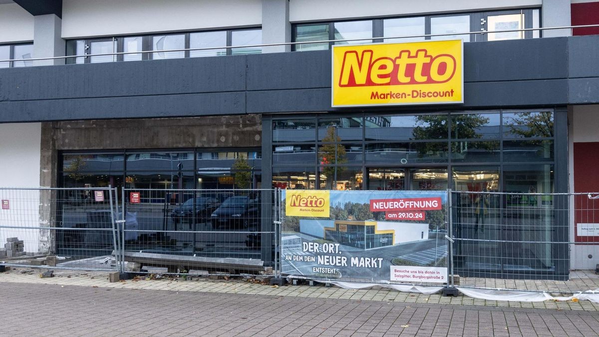 Dann öffnet die abgebrannte Netto-Filiale in Salzgitter wieder