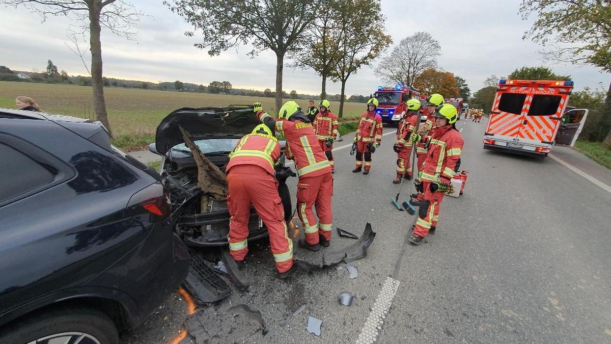 Kinder und Mutter aus Goch bei Unfall in Weeze schwer verletzt