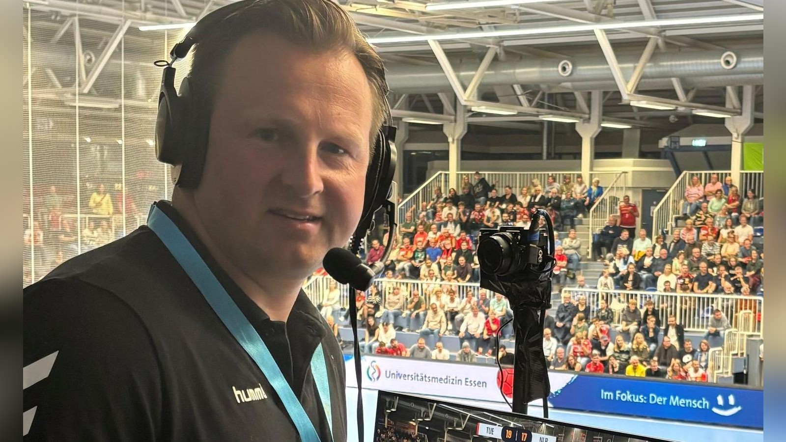 Patrick Spiller: Die Stimme am Mikro beim TuSEM Essen
