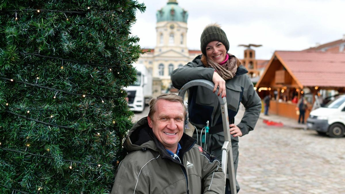 Weihnachtsmarkt am Schloss Charlottenburg 2024: So läuft der Aufbau