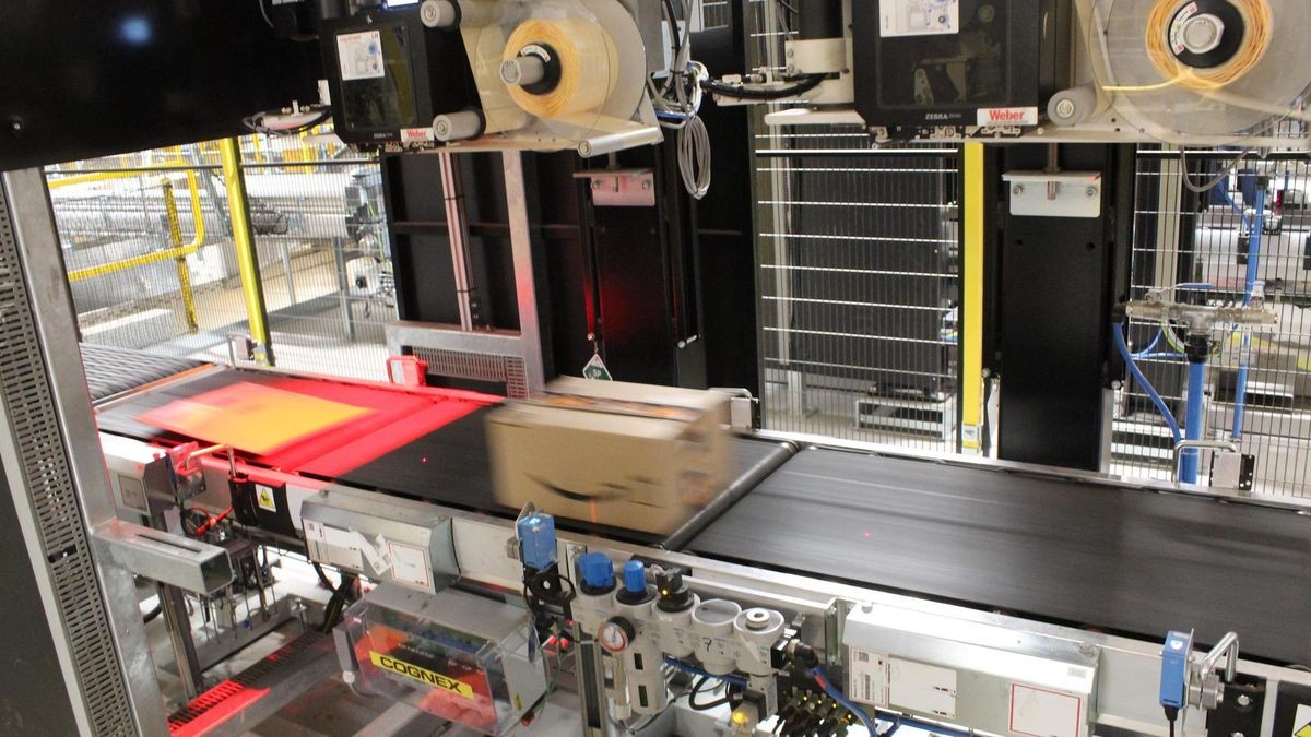 Hinter den Kulissen im Amazon Logistikzentrum Gera