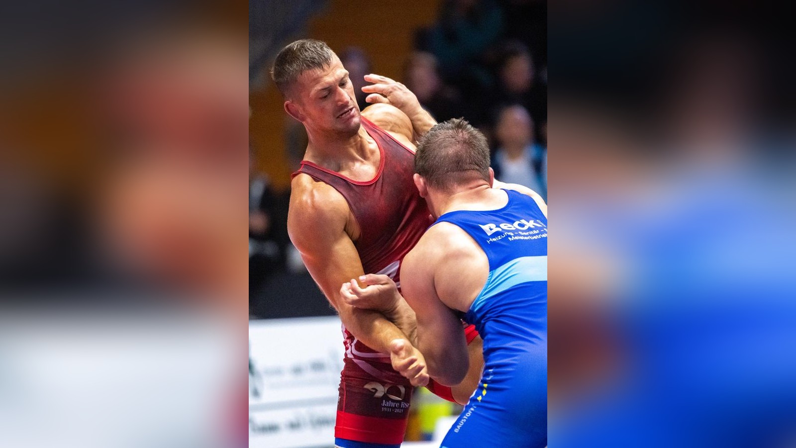 Christian Fetzer vom RSV Rotation Greiz das letzte Mal auf der Matte