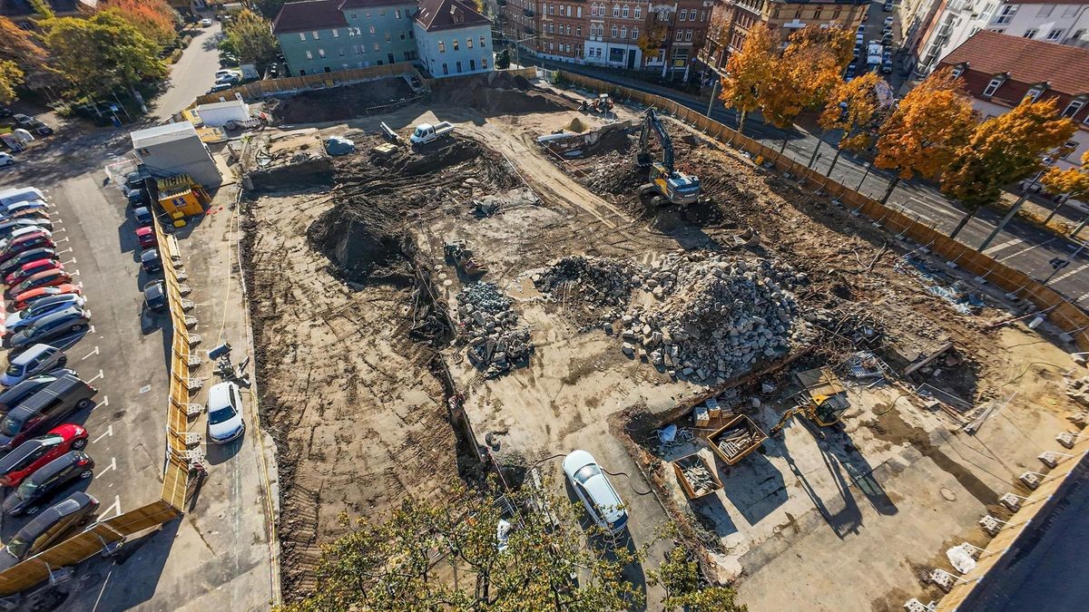 Deshalb steht auf der Dotsource-Baustelle in Jena ein einziger Baum