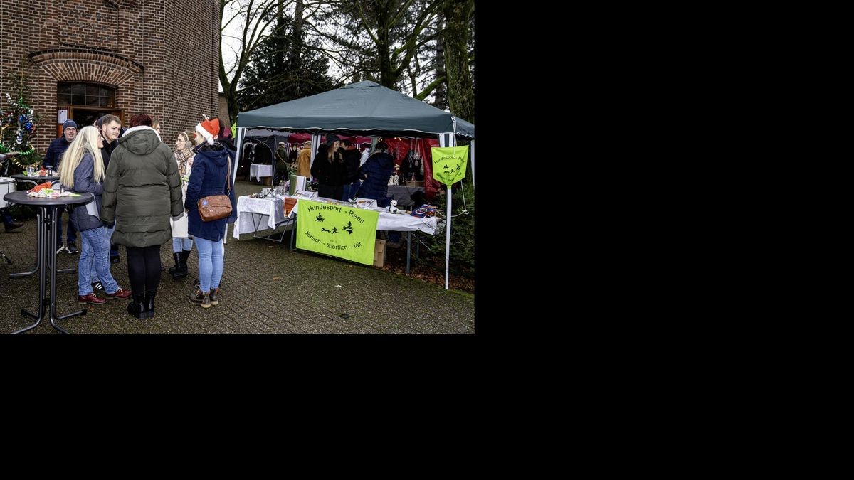 Der Weihnachtsmarkt in Rees-Haldern unterstützt viele gute Zwecke