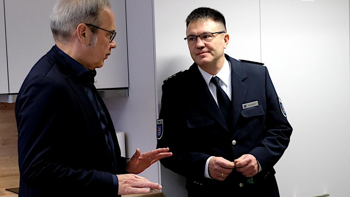 Weimar hat einen neuen Polizeichef: Innenminister zu Weihnachtsbesuch