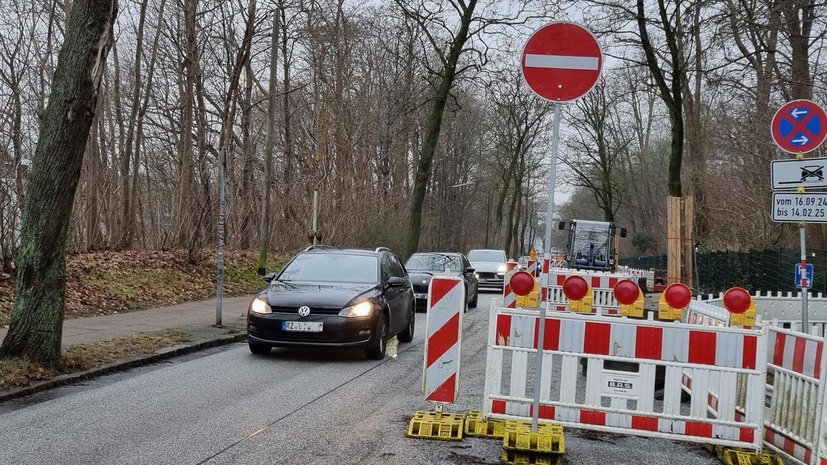 Baustellen Hamburg: Justus-Brinkmann-Straße in Bergedorf wird saniert