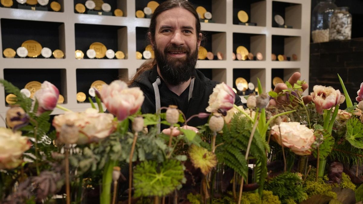 Weltmeisterschaft der Blumenkunst: Deutscher stellt sich vor