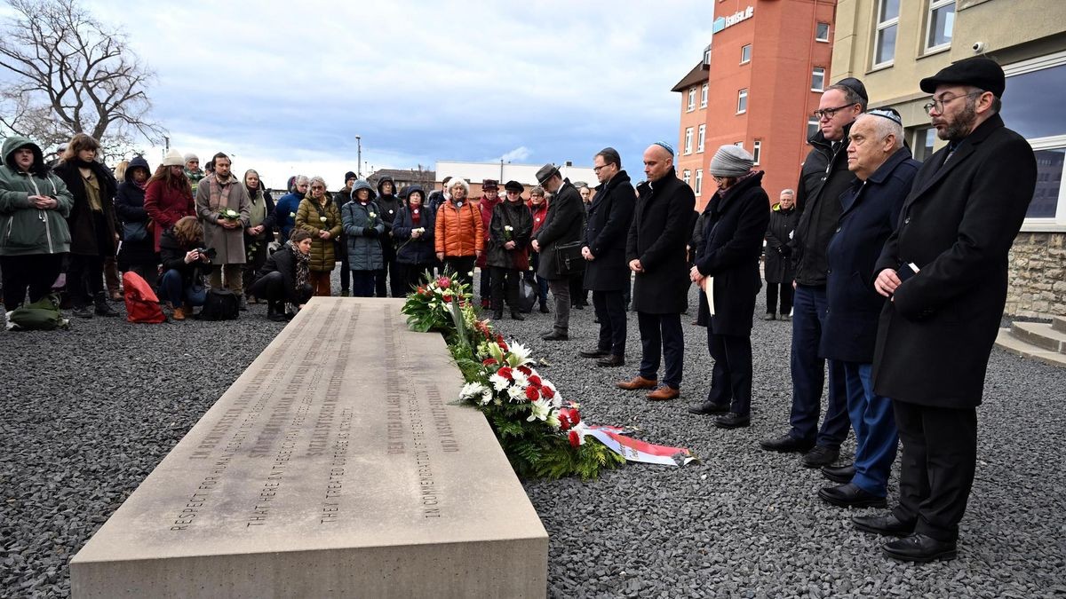 Erfurter gedenken 80. Jahrestag der Auschwitz-Befreiung