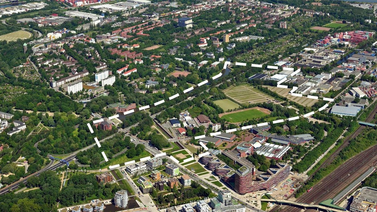 Hamburg: Startschuss für neues Wohn-Quartier – mit Super-Radweg und ...