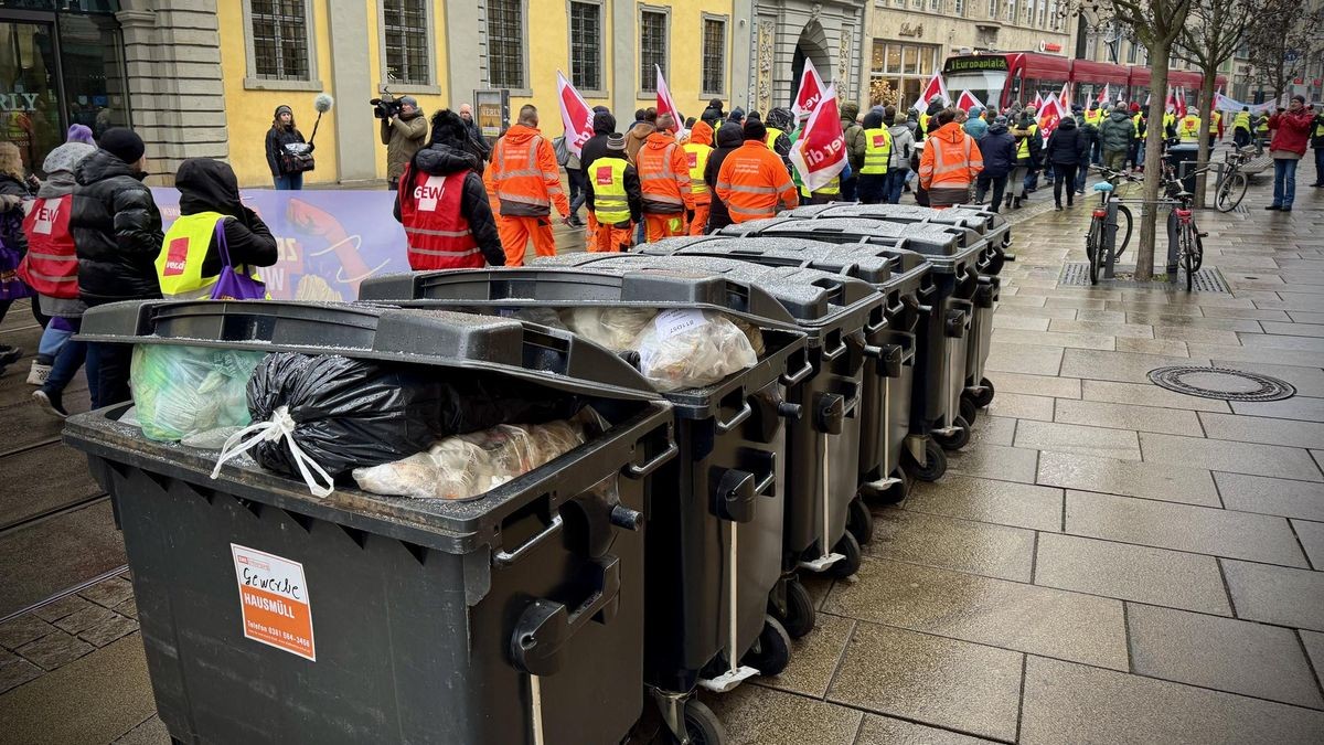 Streik in Erfurt: 6 Wochen keine Müllabfuhr? Notplan für diese Ortsteile