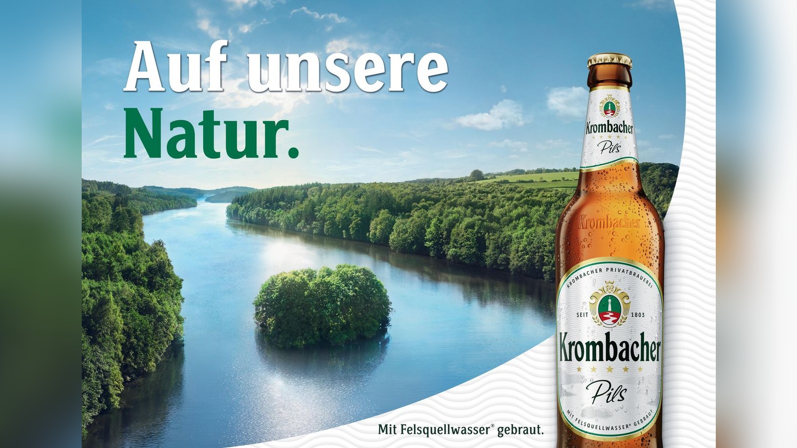 Natürlich verbunden - Krombacher präsentiert neuen Markenauftritt und ...