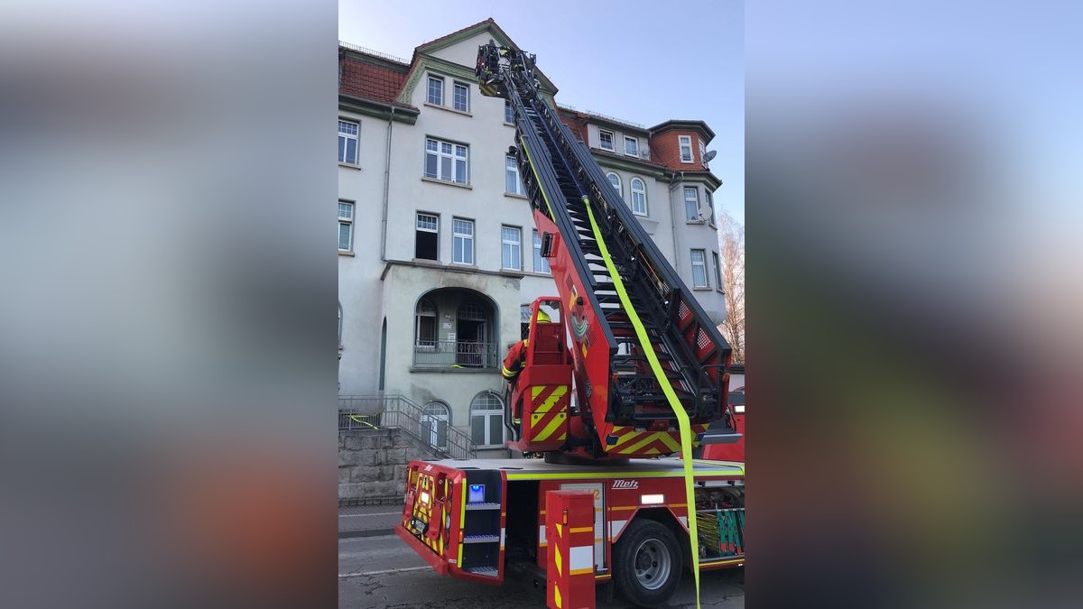 Brand in Arnstadt: Ursache unklar, Identität des Opfers offen