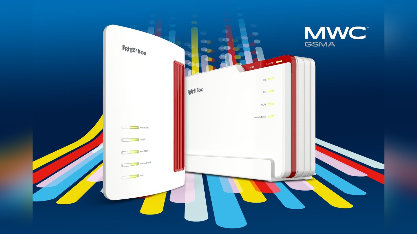 AVM mit innovativen Lösungen für 10G-Glasfaser, 5G und WLAN Mesh auf dem MWC 25